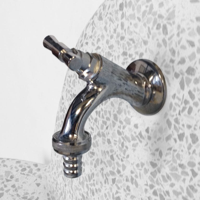 Rubinetto per esterno in ottone cromato R10/C - KAM Arredo Giardini